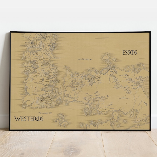 Westeros Map - Etsy