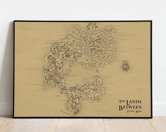 Elden Ring Topographic Map - Etsy