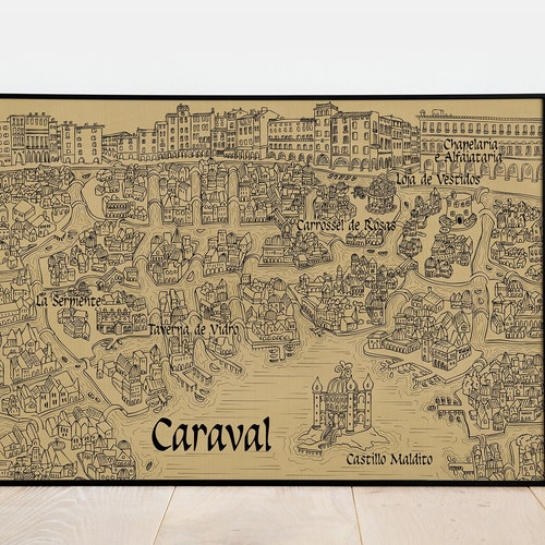 Map of Ketterdam: Six of Crows - Etsy