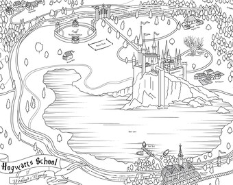 Map from the Sword of Truth | Etsy