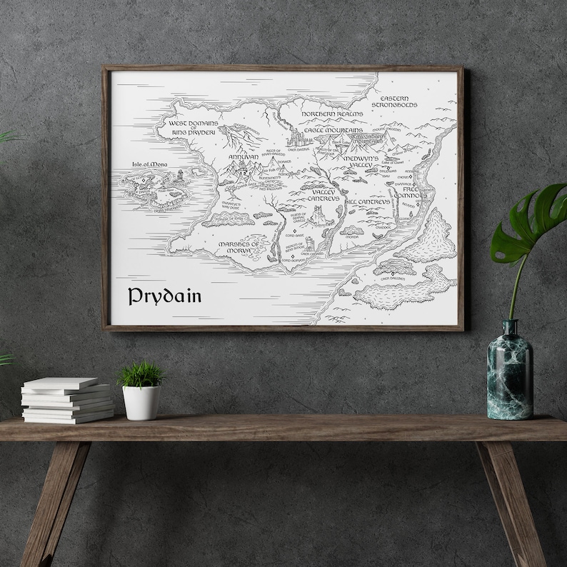 Map of Prydain - Etsy