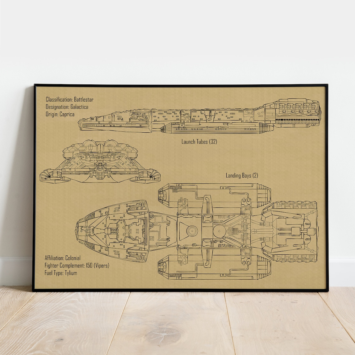 Map of Battlestar Galactica - Etsy