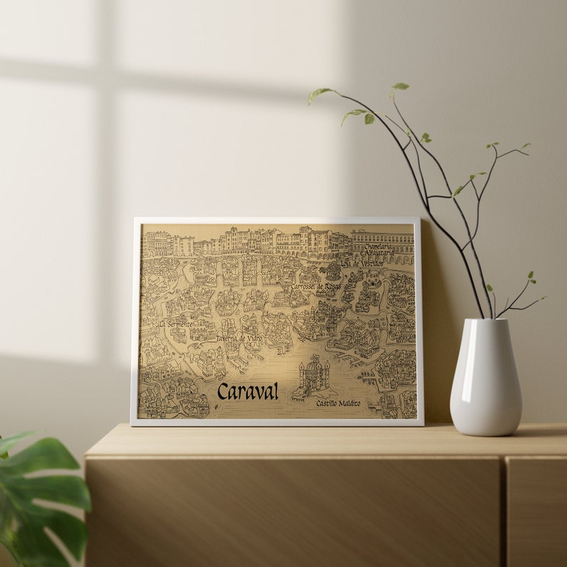 Map of Caraval - Etsy