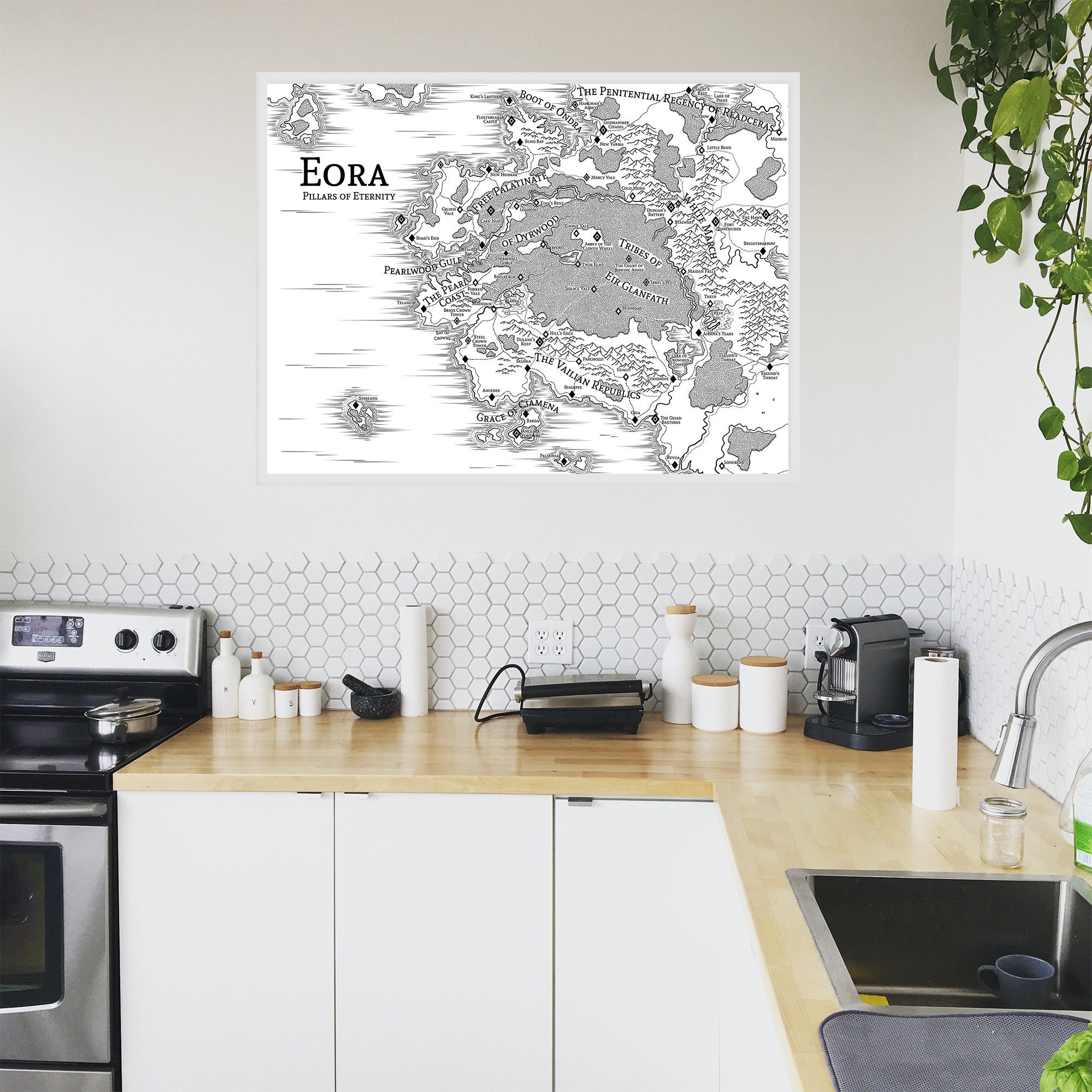 Map of Eora: Pillars of Eternity - Etsy Canada