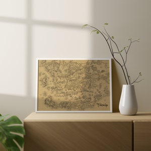 Map of Faerûn - Etsy