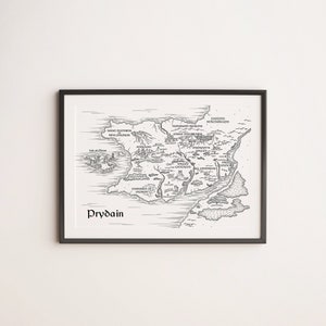 Map of Prydain - Etsy