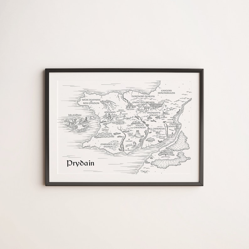 Map of Prydain - Etsy