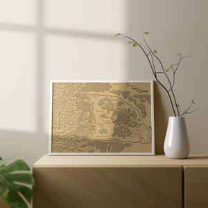 Map of the Two Rivers (the Wheel of Time) - Etsy Canada