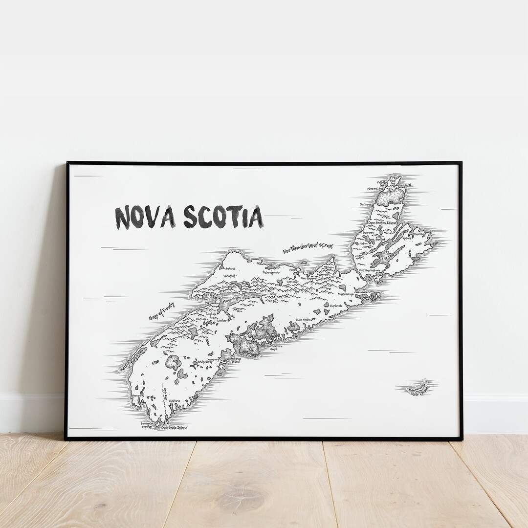 Fantasy-inspired Maps of Provinces in Canada - Etsy