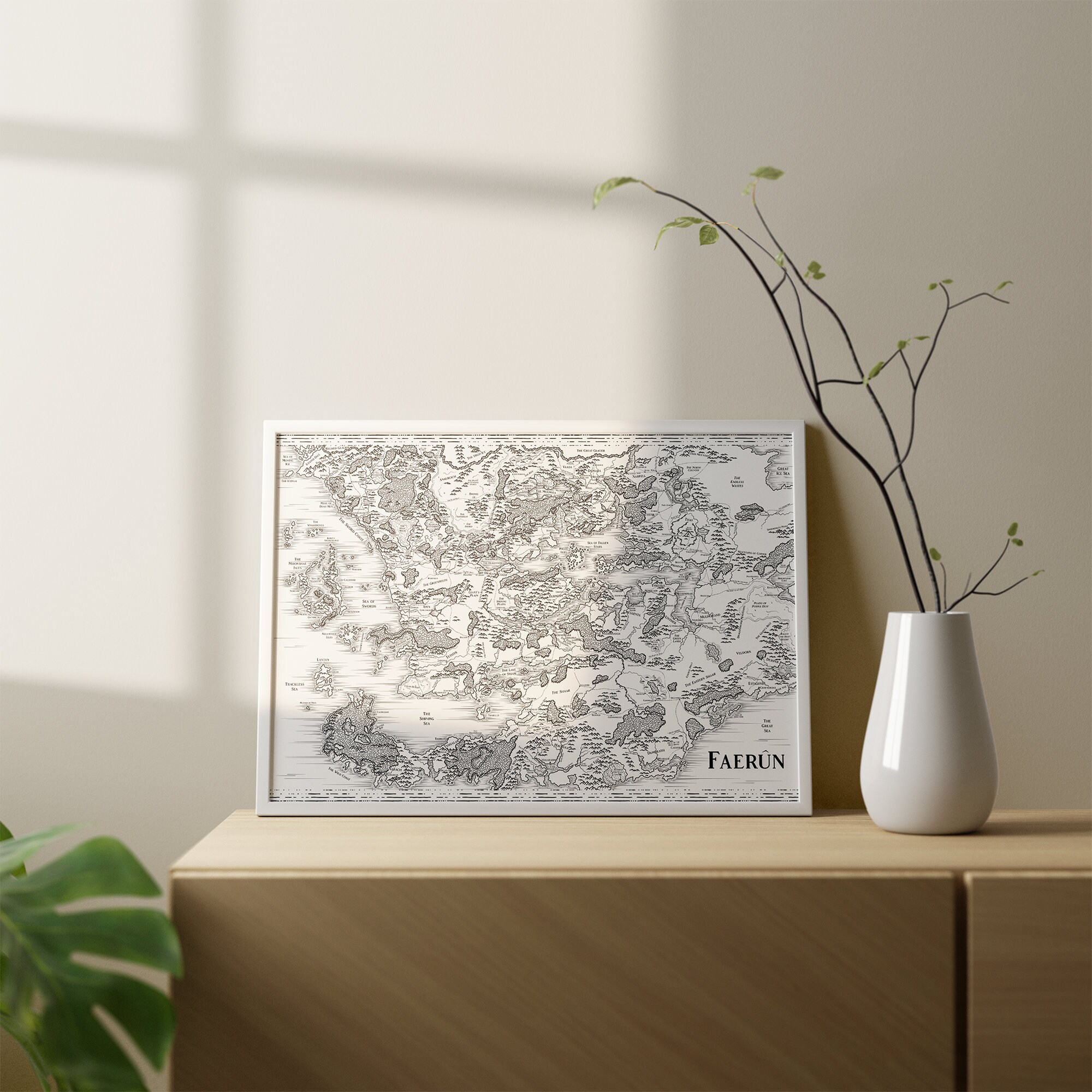 Map of Faerûn | Etsy Canada