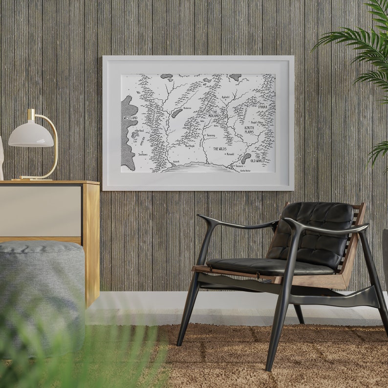 Map From the Sword of Truth - Etsy