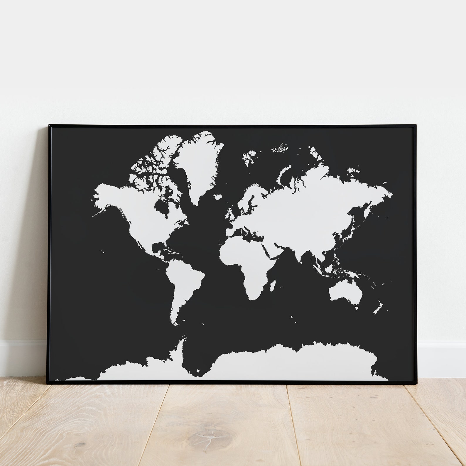 Map of the World: Earth - Etsy