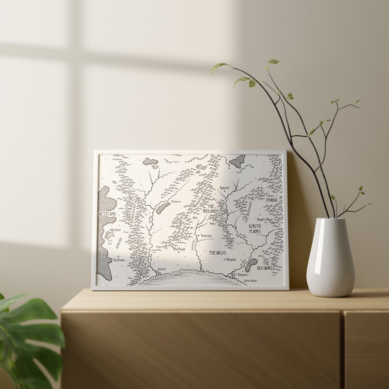 Map From the Sword of Truth - Etsy