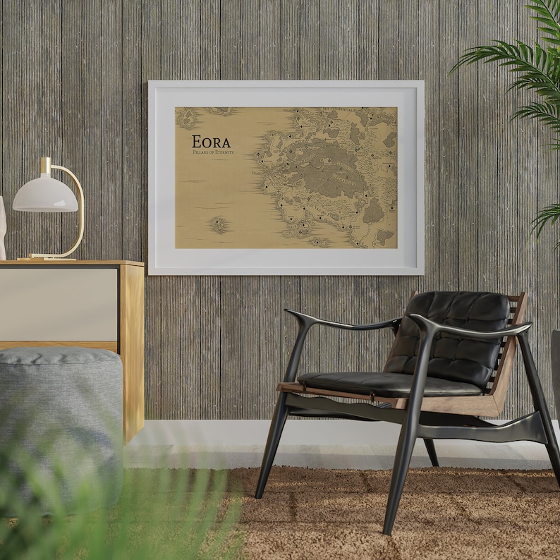 Map of Eora: Pillars of Eternity - Etsy Canada