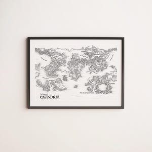 Map of Exandria | Expanded - Etsy