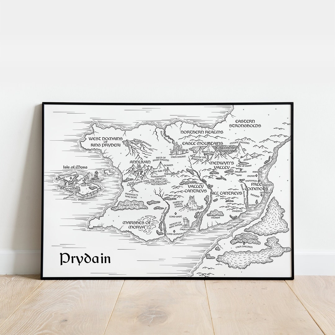 Map of Prydain - Etsy