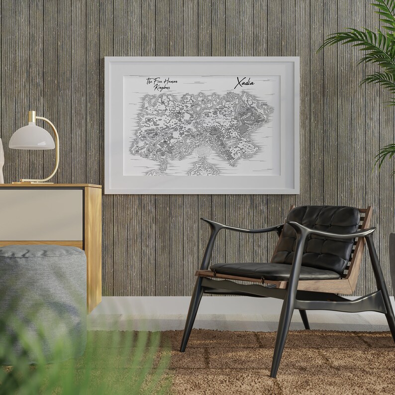 Map From Dragon Prince xadia Five Human Kingdoms - Etsy Canada