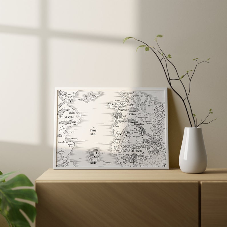 Map of Ravka (grishaverse) Shadow and Bone - Etsy Canada