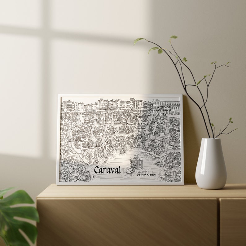 Map of Caraval - Etsy