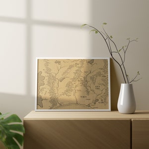 Map From the Sword of Truth - Etsy