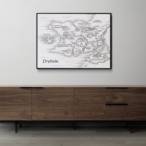 Map of Prydain - Etsy