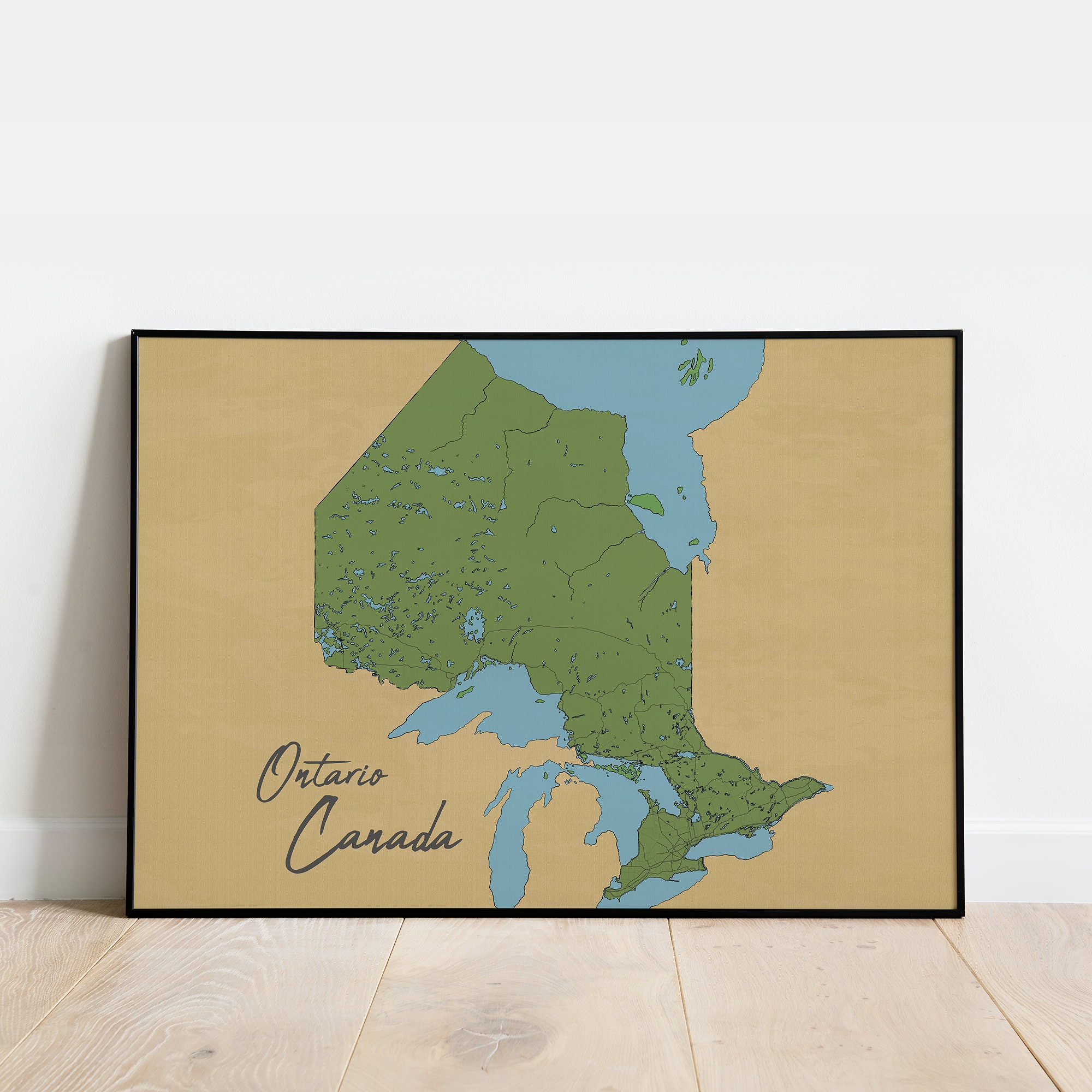 Fantasy-inspired Maps of Provinces in Canada - Etsy Canada