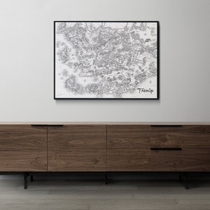 Map of Faerûn - Etsy