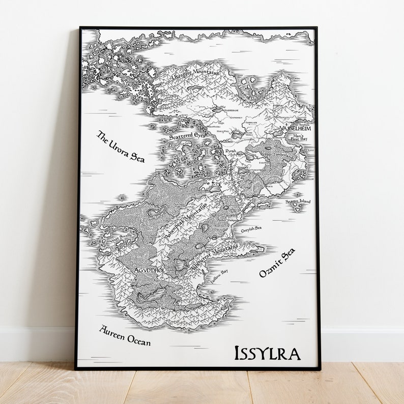 Exandria Map Series: Tal'dorei Marquet Wildemount - Etsy UK