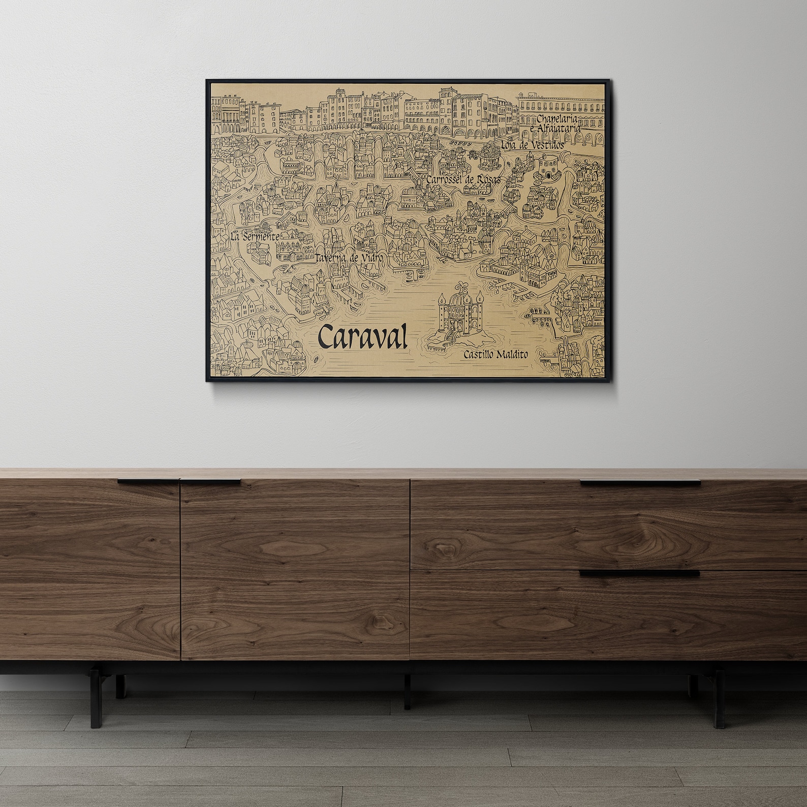 Map of Caraval - Etsy