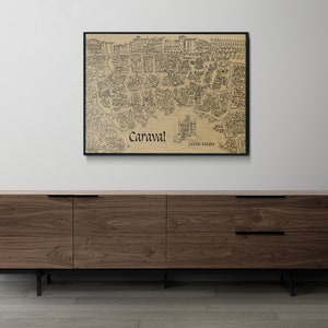 Map of Caraval - Etsy