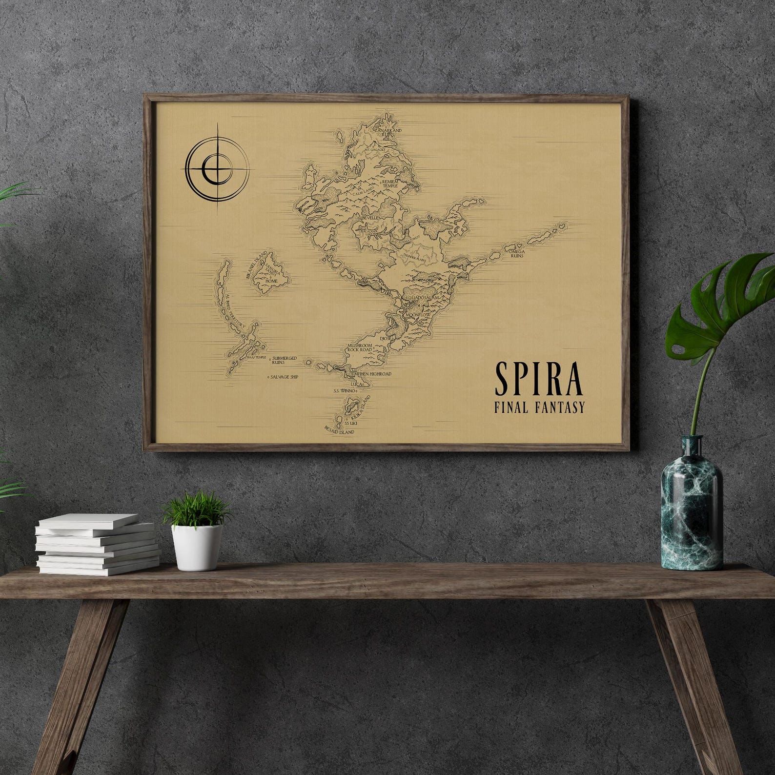 Map of Spira: Final Fantasy X - Etsy