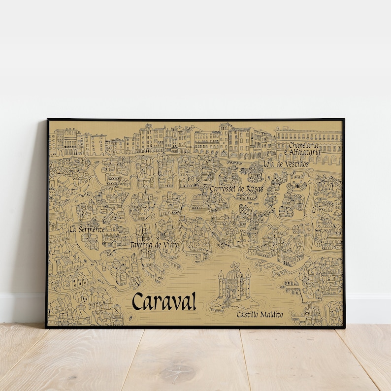 Map of Caraval - Etsy