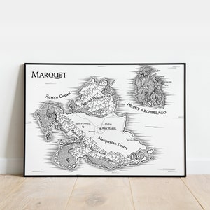 Exandria Map Series: Tal'dorei Marquet Wildemount Issylra - Etsy