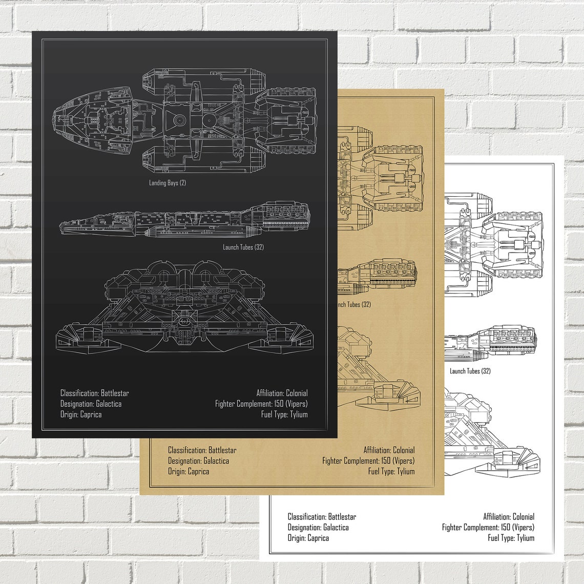 Map of Battlestar Galactica - Etsy