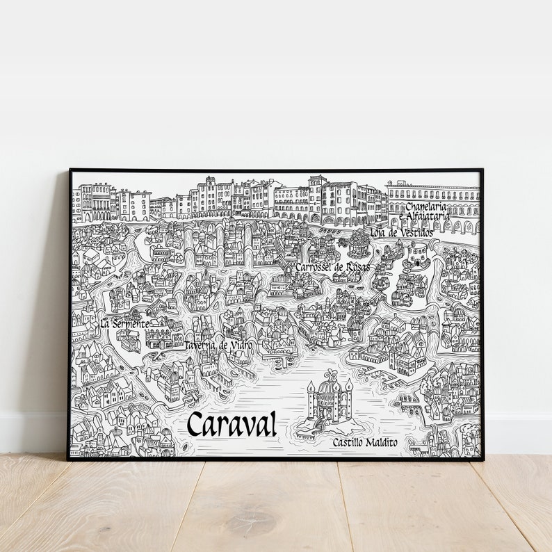 Map of Caraval - Etsy