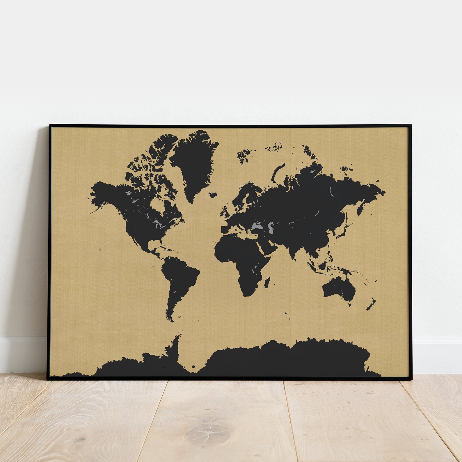 Map of the World: Earth - Etsy