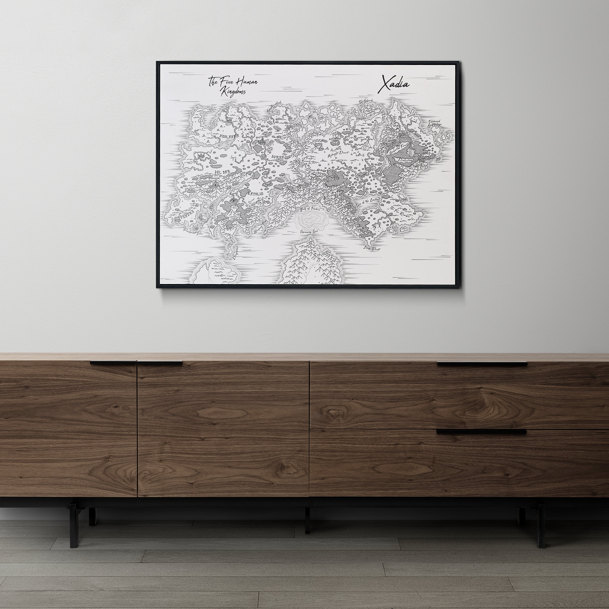 Map From Dragon Prince xadia Five Human Kingdoms - Etsy UK