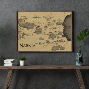 Map of Narnia - Etsy
