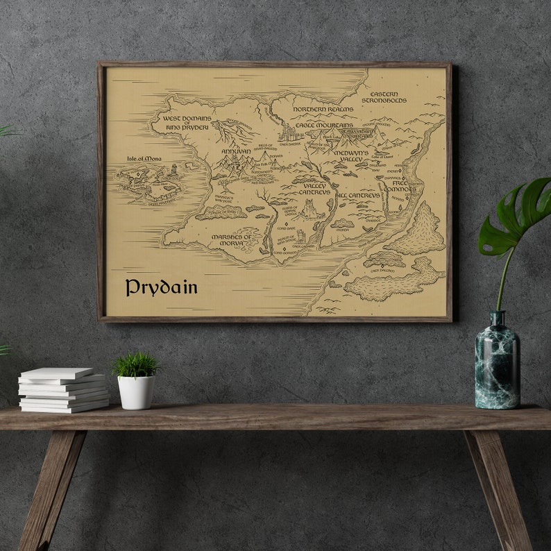 Map of Prydain - Etsy