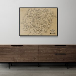 Map of the Circle of the World: the First Law - Etsy