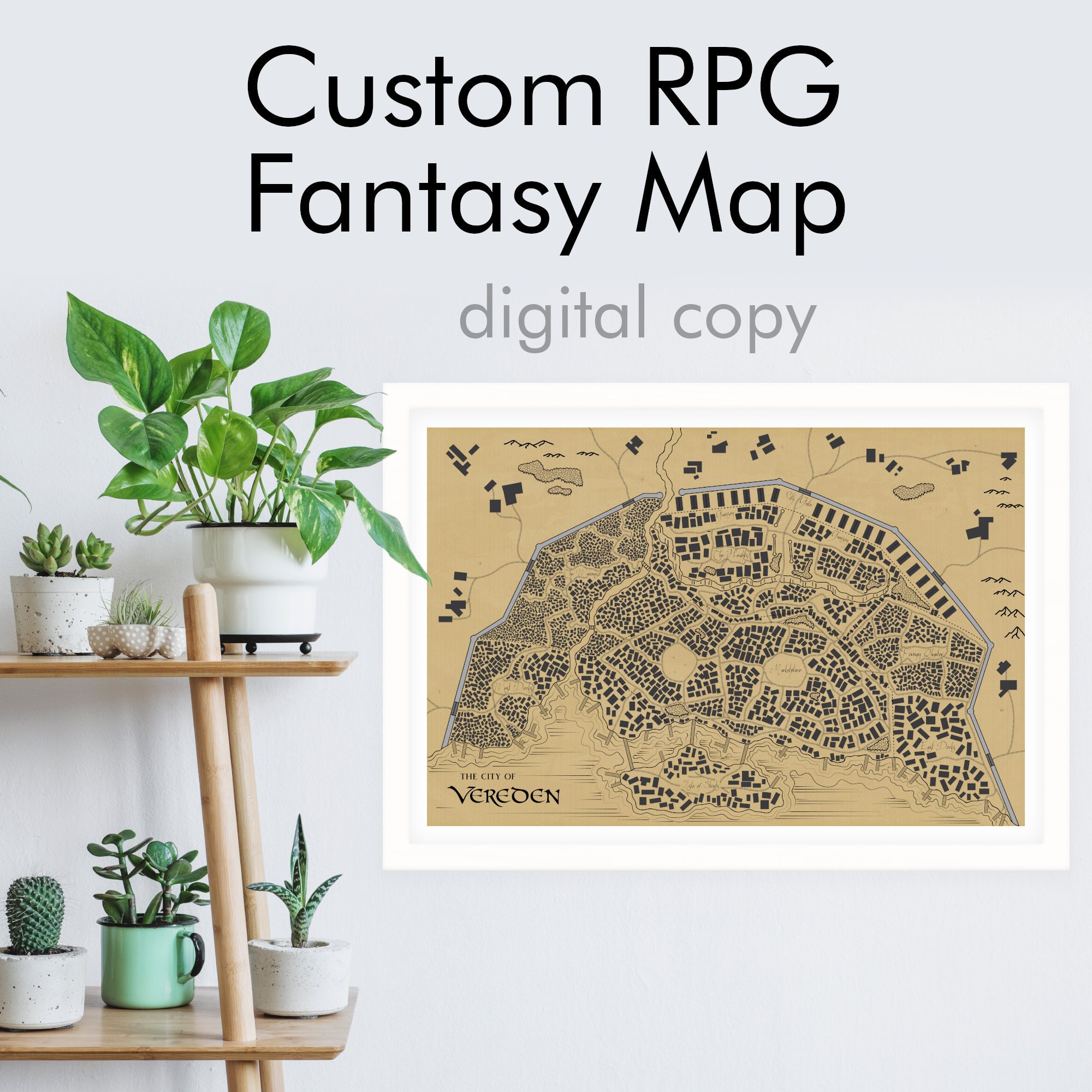 Paper, Party & Kids Custom Digital Fantasy Maps! Custom Digital Maps ...
