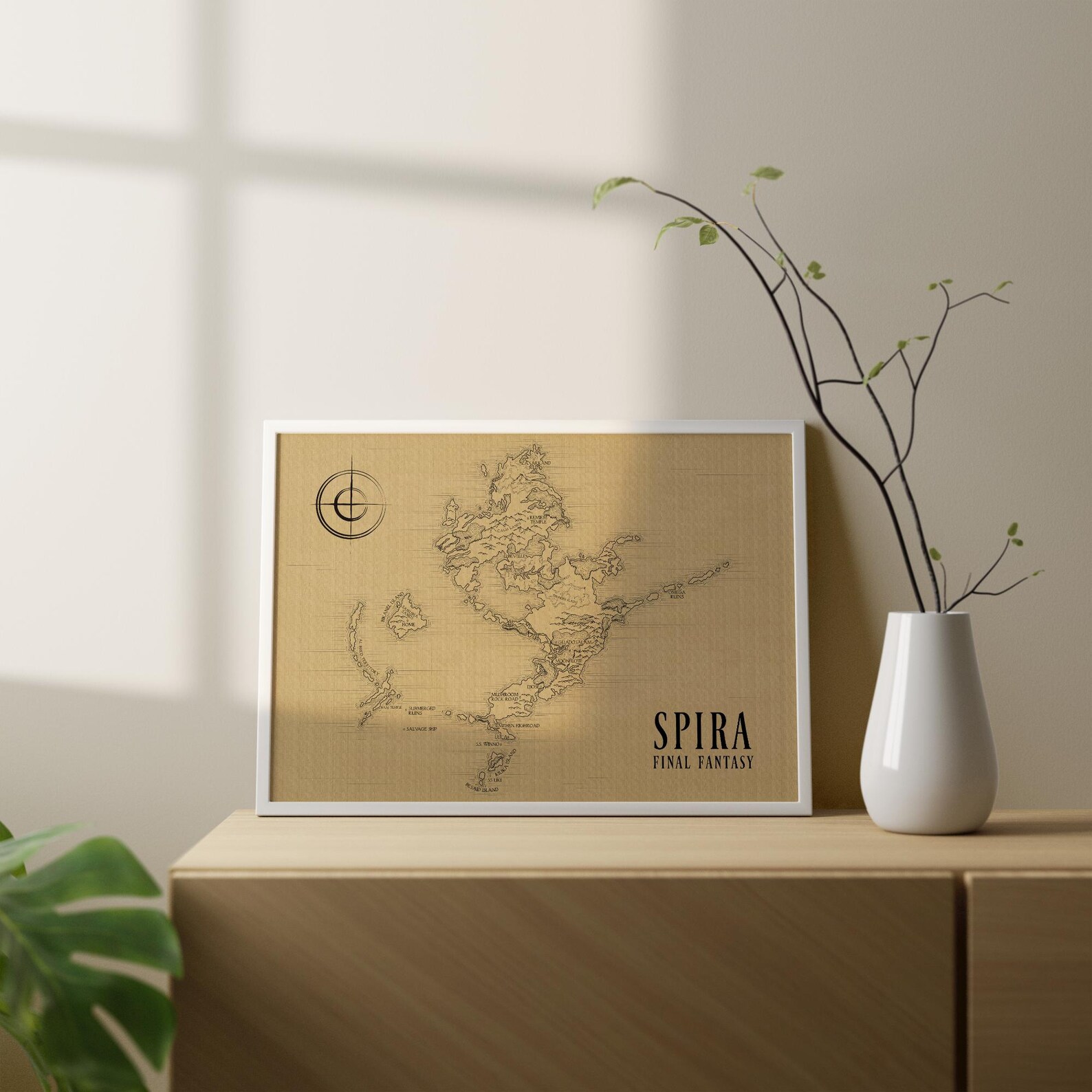 Map of Spira: Final Fantasy X - Etsy