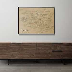Map of Prydain - Etsy