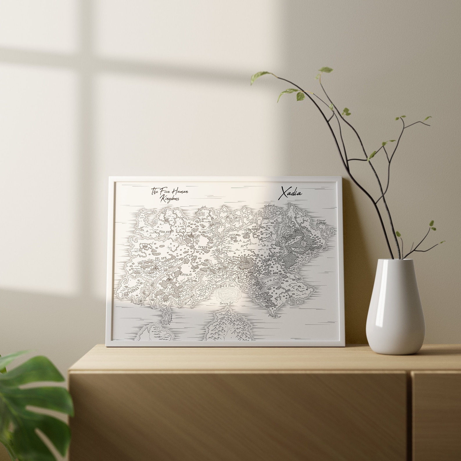 Map From Dragon Prince xadia Five Human Kingdoms - Etsy Canada