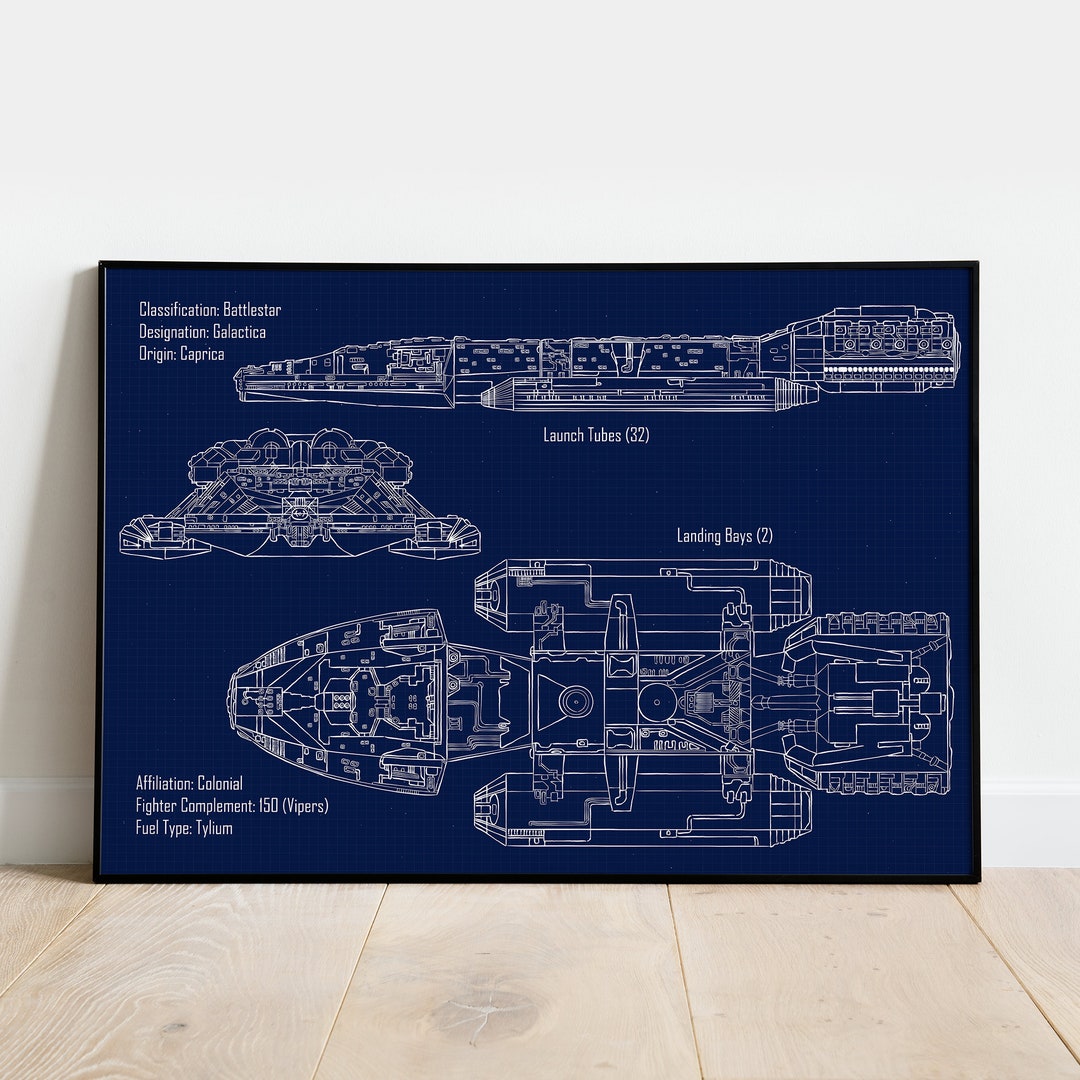 Map of Battlestar Galactica - Etsy
