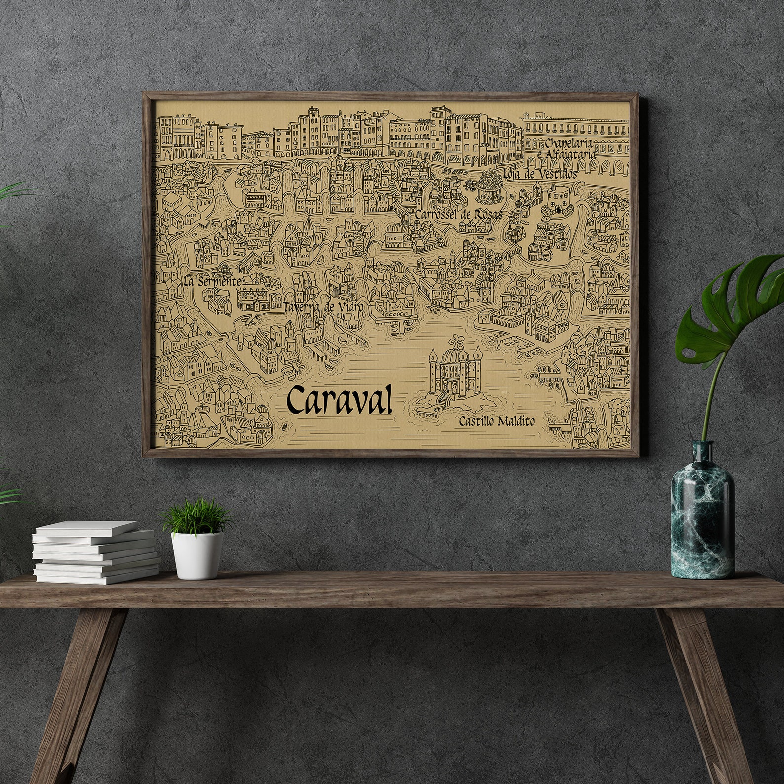 Map of Caraval - Etsy