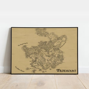 Exandria Map Series: Tal'dorei Marquet Wildemount Issylra - Etsy