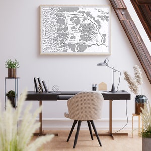 Map of the Two Rivers (the Wheel of Time) - Etsy