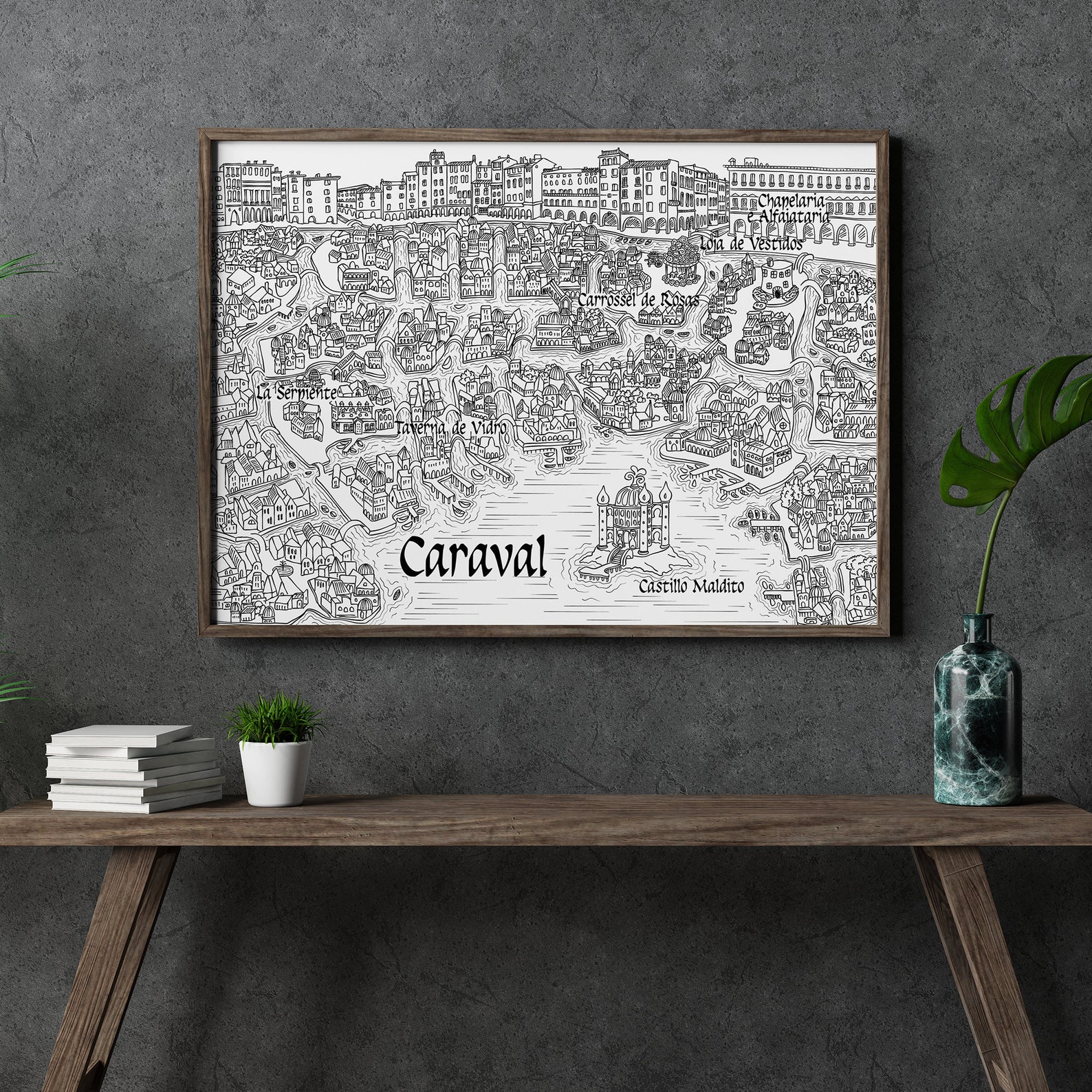 Map of Caraval - Etsy