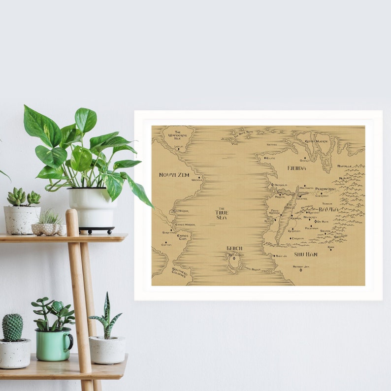 Map of Ravka grishaverse Shadow and Bone | Etsy